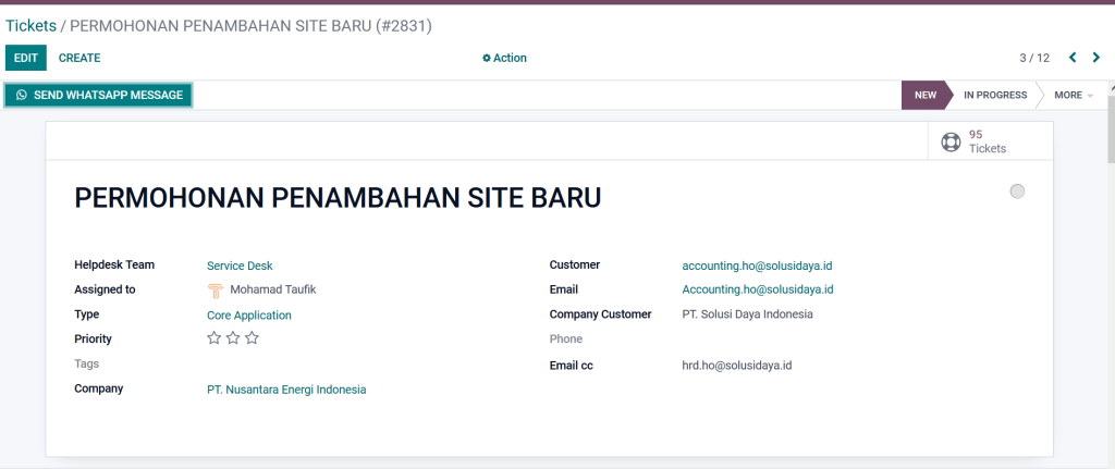 Helpdesk - Astina ERP